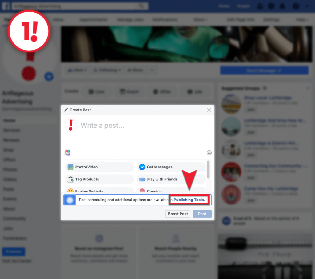 Organic Facebook Carousel Posts: How-to - Artrageous Advertising